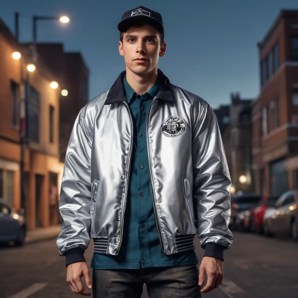 Members Only Reflective Jacket: Skateboarding Icon