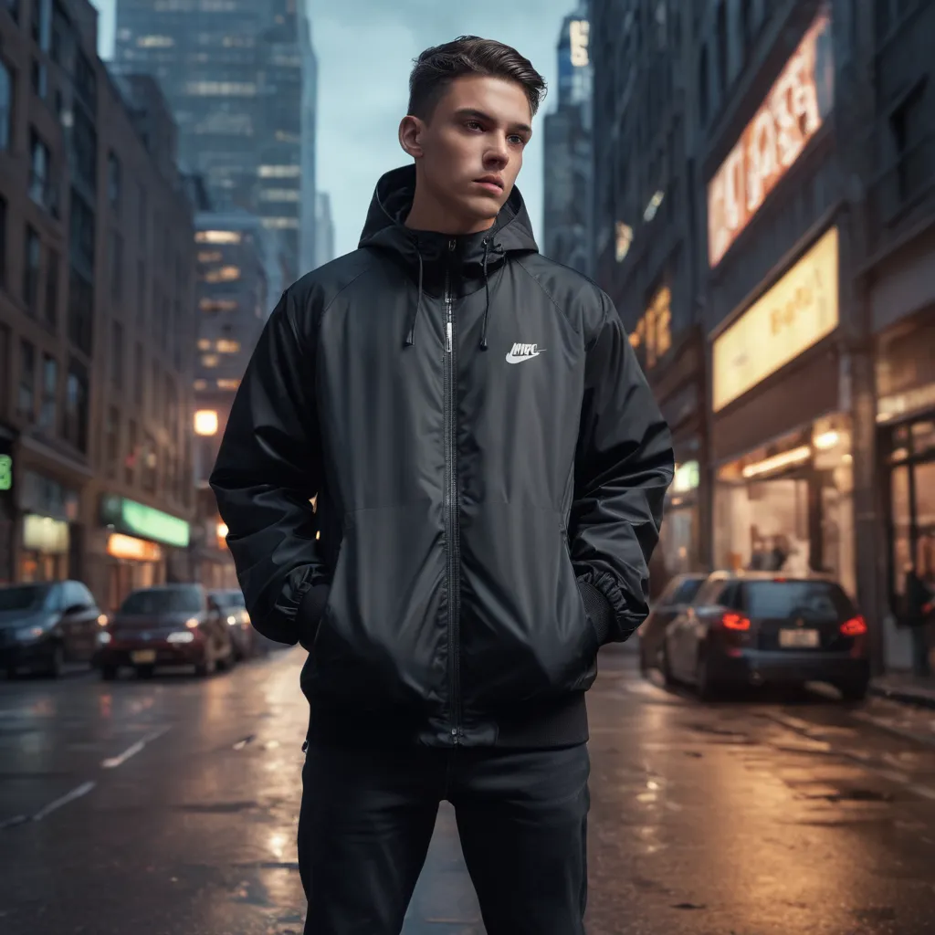 The Black Nike Windbreaker Jacket: Style Meets Function