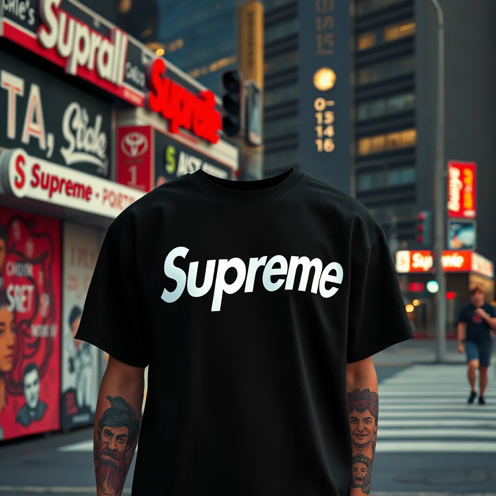 The Black Supreme Shirt: A Skateboarding Icon