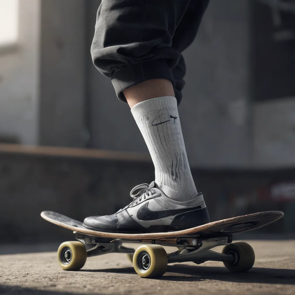 The Importance of Black and White Nike Crew Socks in Skateboarding